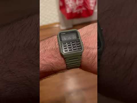 Casio Calculator watch. Same retro design new modern colors. Cheap and fun!