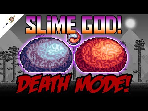 How to Beat Slime God In Death Mode! ||Terraria Calamity Mod Boss Guide||