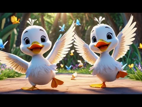 Two Little Ducks Learn to Spell | Spelling Song for Kids | Learn Simple Words with Ducks