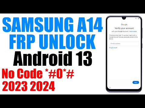 Samsung A14 FRP Bypass Android 13 New Method | 100% Working