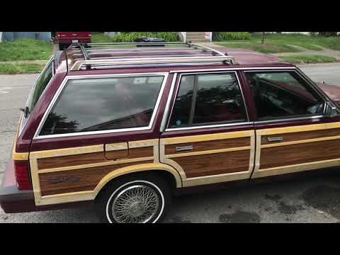 1988 Chrysler Lebaron Town & Country walk around