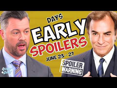 Days of our Lives Early Spoilers June 23-27: EJ Needs Tony’s Help & A Proposal! | Soap Dirt