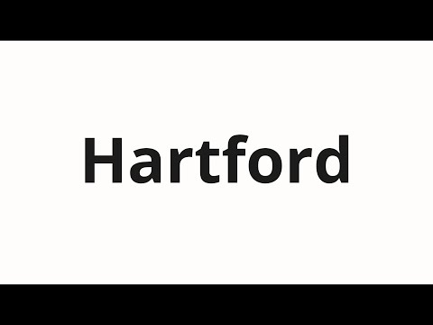 How to pronounce Hartford