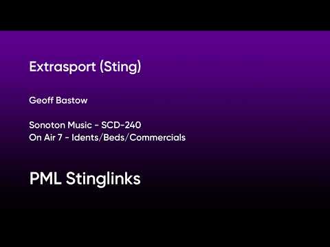 Extrasport (Sting) - Geoff Bastow | Sonoton Music (SCD-240) [Full Track] - PML Stinglinks #50