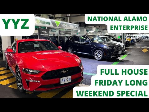 National Car Rental, Enterprise, Alamo - Toronto Airport (YYZ) - May 20, 2022 Update (Friday)