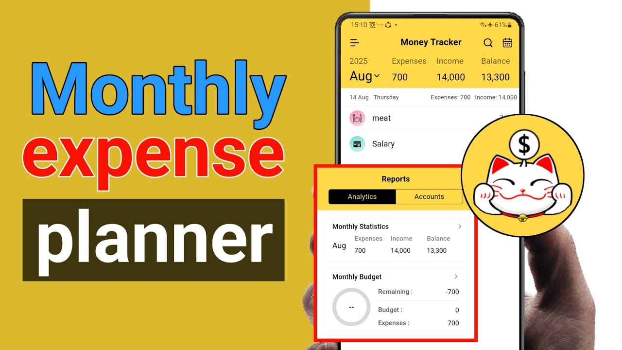 Money Tracker & Budget Planner App – Control Your Spending