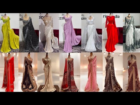 Latest Saree Collection 2025/saree Trends/wedding saree design/saree fashion style#viralvideo#trends