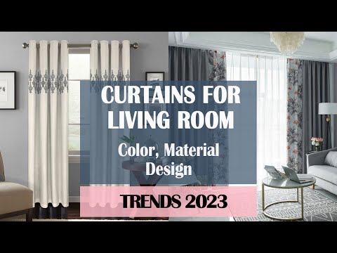 LATEST POPULAR Curtains Trends 2023 For Living Room | Curtain Design For Home Interiors
