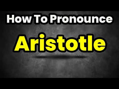 How To Pronounce Aristotle? (CORRECTLY) Meaning & Pronunciation
