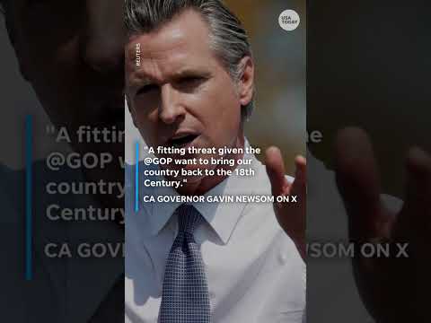 Speaker Johnson says Gov. Newsom should be ‘tarred and feathered’ for defying Trump #Shorts
