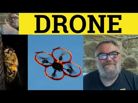 🔵 Drone Meaning - Drone On Examples - Drone Definition - Drone Defined - GRE Vocabulary - Drone