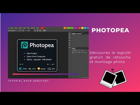 Tutoriel Photopea # 1 Découverte de l'interface