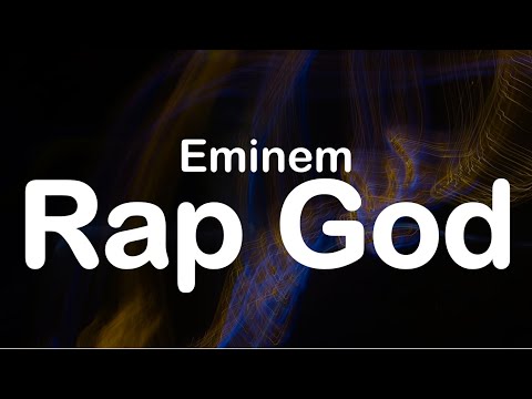 Eminem - Rap God (Clean Lyrics)