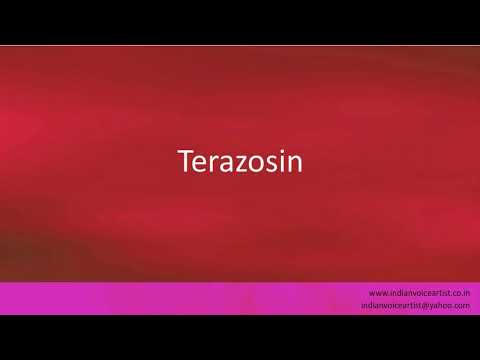 Pronunciation of the word(s) "Terazosin".
