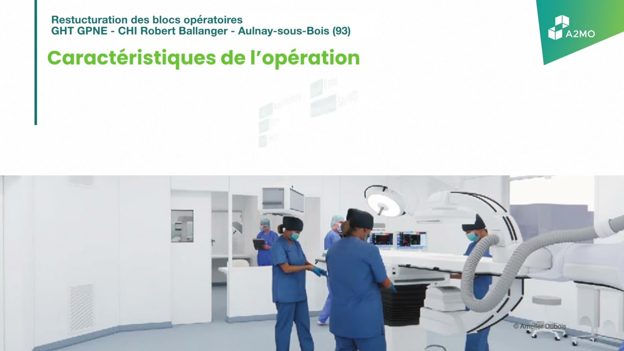 A2MO | Restructuration des blocs opératoires | GHT GPNE - CHI Robert Ballanger