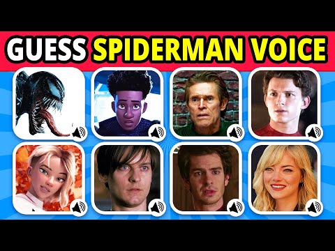 *Spider-Man Quiz* Can You Guess the Spiderman Character JUST by Their VOICE? ๐ท๏ธ๐