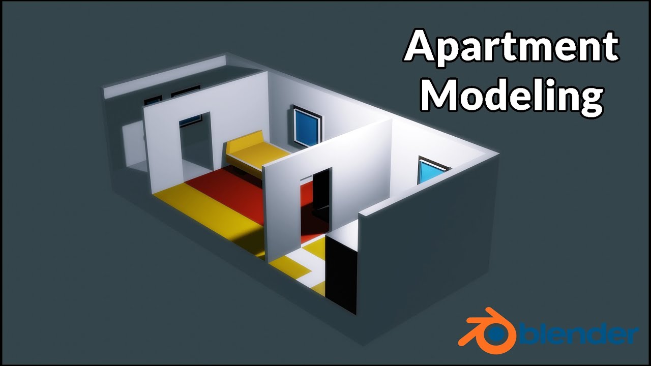 Apartment Modeling Timelapse | Blender
