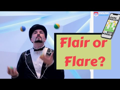 FLAIR or FLARE? What's the difference?| Learn English with Wordle (15) Game 303 #shorts