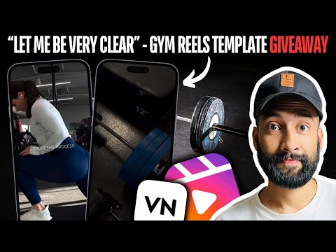 "GYM REELS" FREE VN TEMPLATE AND TUTORIAL