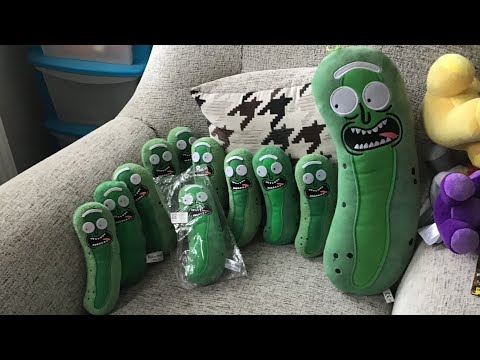 My Rick & Morty Pickle Rick Plushies