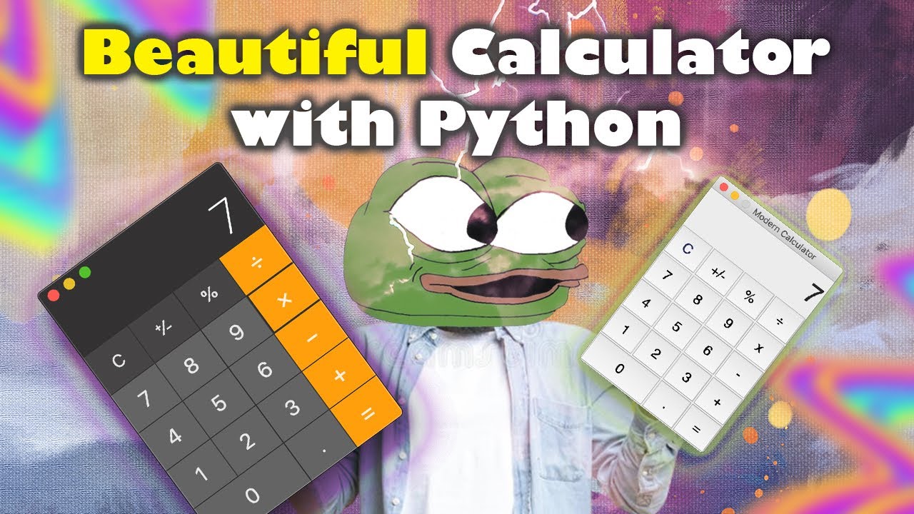 Clone the MacOS calculator with only Tkinter | Python Tkinter GUI Project