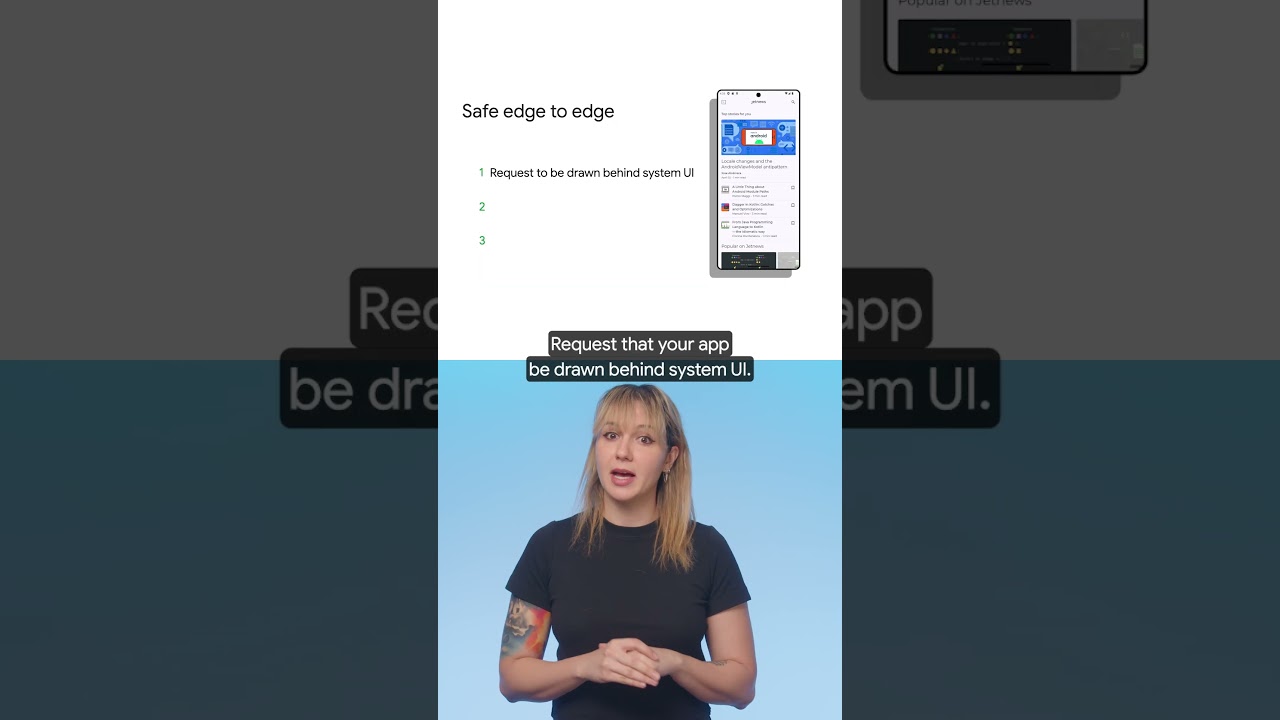 3 steps to go edge-to-edge safely