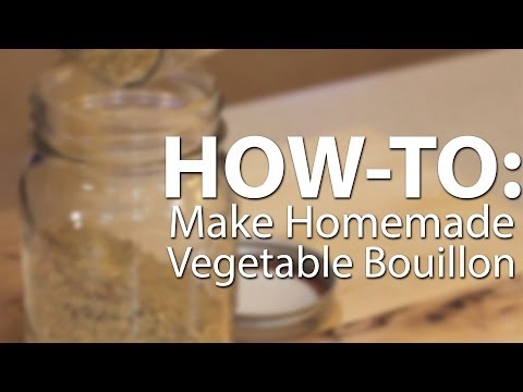 How-to Make Homemade Vegetable Bouillon