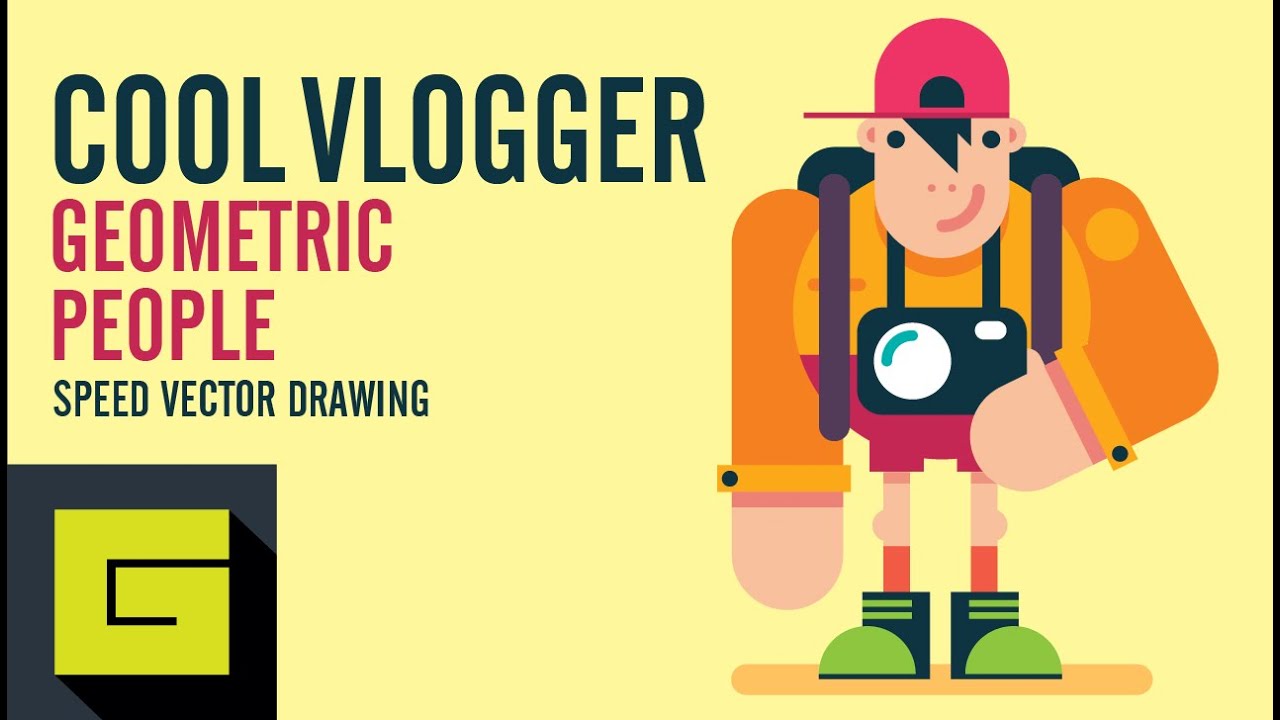 How To Create Characters, Speed Art Drawing, Illustrator Tutorial