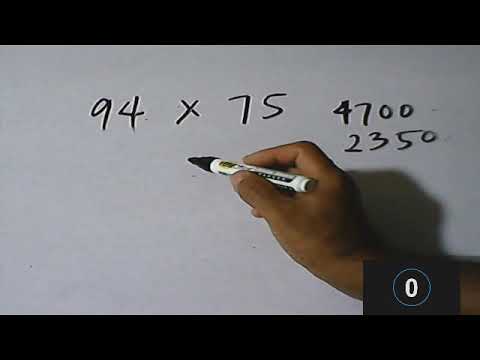 Math Shortcut on MULTIPLYING BY 25, 50 AND 75