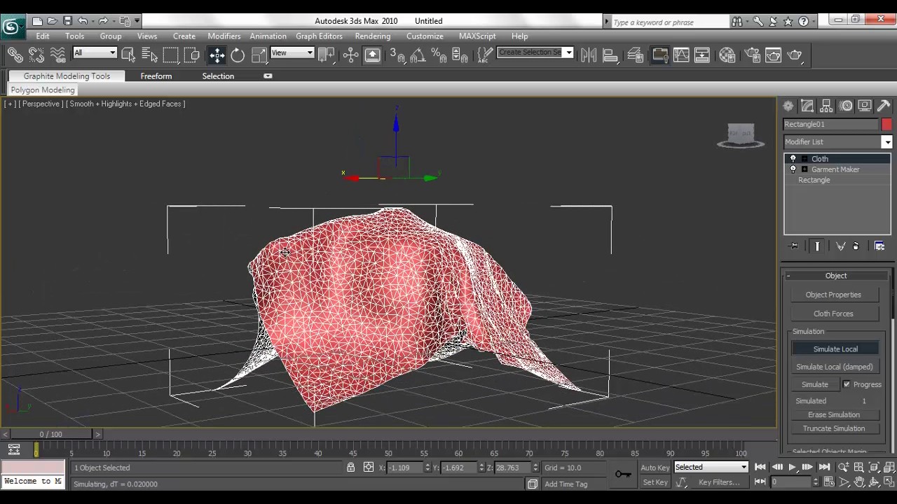 3ds Max Animation Tutorial: How to Simulate Cloth using Garment maker and Cloth Modify