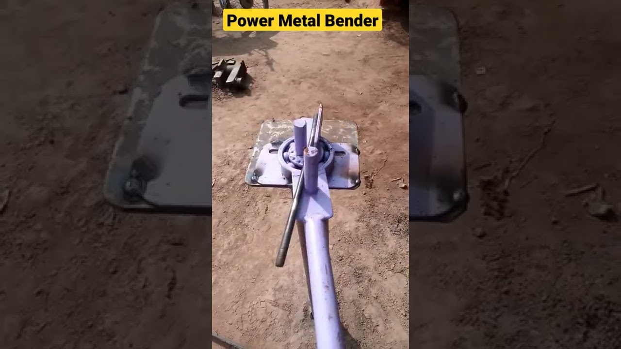 Useful Idea for Metal Bar Bending // Power Metal Bender #shorts