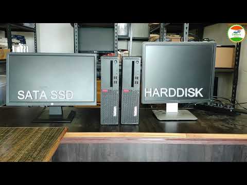 SSD VS HARDDISK Booting time Comparison
