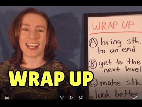 Learn Daily English Phrasal Verbs - WRAP UP