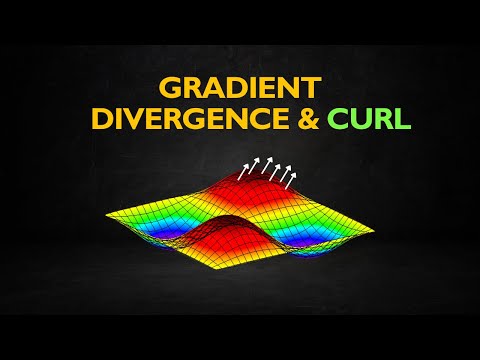 Gradient Divergence and curl | physical significance of gradient divergence and curl