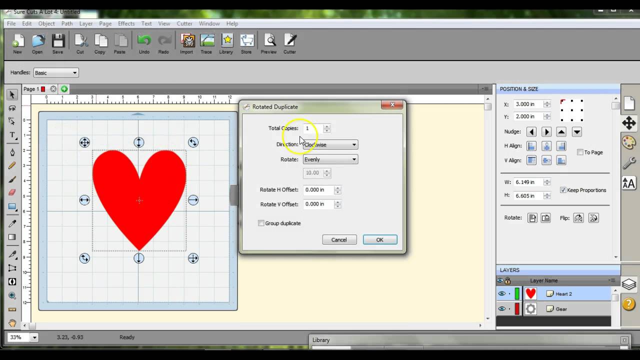 Duplicate, Nesting shapes, shadow layer in SCAL4 Jen Blausey