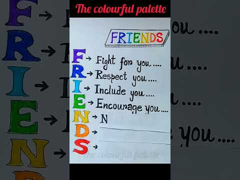 tag your friends/full form of friends/friends forever/happy friendship day/#viral /#fullform #friend