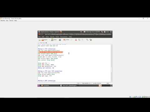 NS2 Tutorial: How to set Scalable TCP in your simulation environment