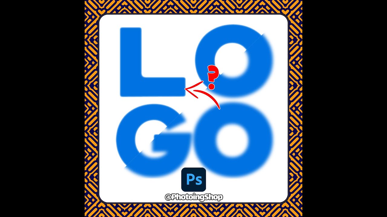 How to increase the quality and detail of the logo | Photoshop Tutorial