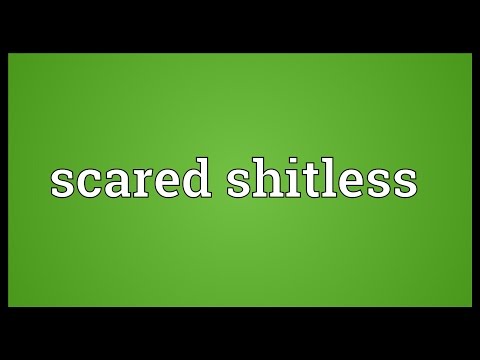 Scared shitless Meaning