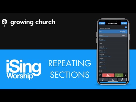iSingWorship - Repeating Sections