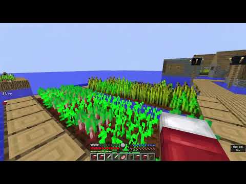 Minecraft survival mod Duong 404 mod ep1: starting in the middle of the ocean