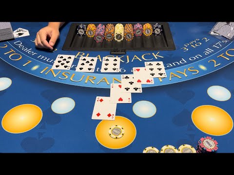 Blackjack | $350,000 Buy In | INCREDIBLE HIGH ROLLER CASINO SESSION! MISSED OUT ON HUGE $150,000 WIN