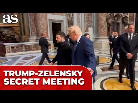 TRUMP and ZELENSKY'S PRE-POPE funeral ENCOUNTER REVEALED