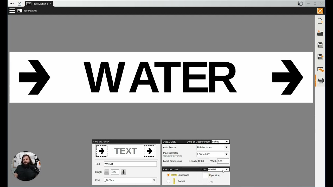 Pipe Marking Module Overview | LabelForge PRO