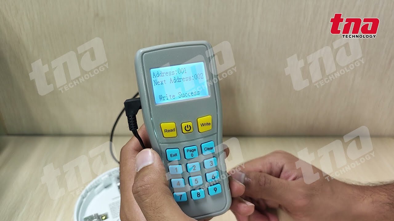 How to program intelligent smoke detector ?