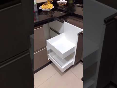 Corner Cabinet Brilliance: Transforming Blind Corners into Organized Marvels #viral #kitchen #virals