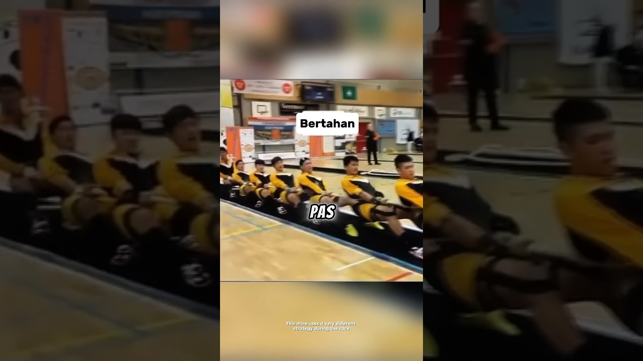 Lomba Tarik Tambang Pake Strategi Squid Game. #shorts