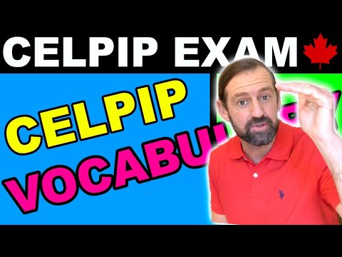 CELPIP VOCABULARY — USE THIS BOOK!