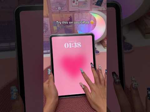 Try this on your iPad ???? iPadOS 17 lockscreen | homescreen wallpaper | apple iPad tips & tricks