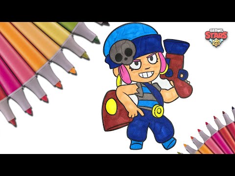 Coloring BRAWL STARS Penny | Coloring Pages | Brawl Stars